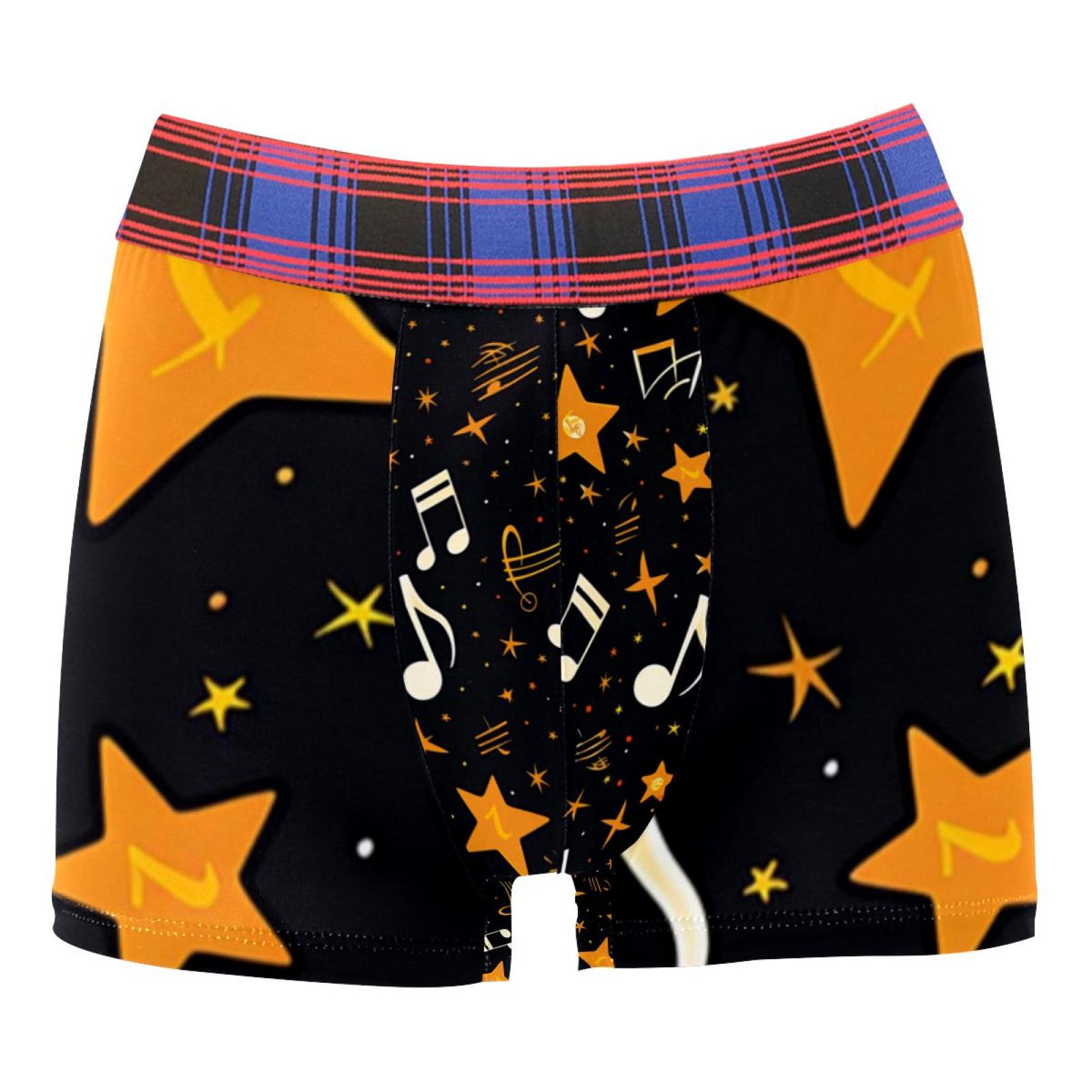 Men's Underwear Boxer Brief, Boxer Briefs, Musical Notes Art Sheet ...