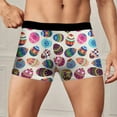 Men's Underwear Boxer Mens Easter Underwear Breathable Trend Novel Digital 3D Printed Boxers ...