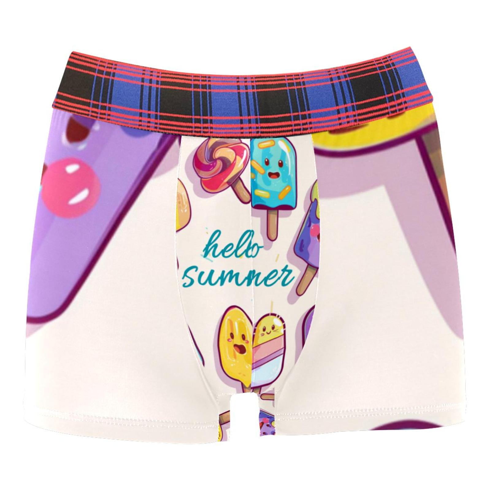 Men's Underwear, Mens Boxers, Hello Summer Ice Cream - Walmart.com