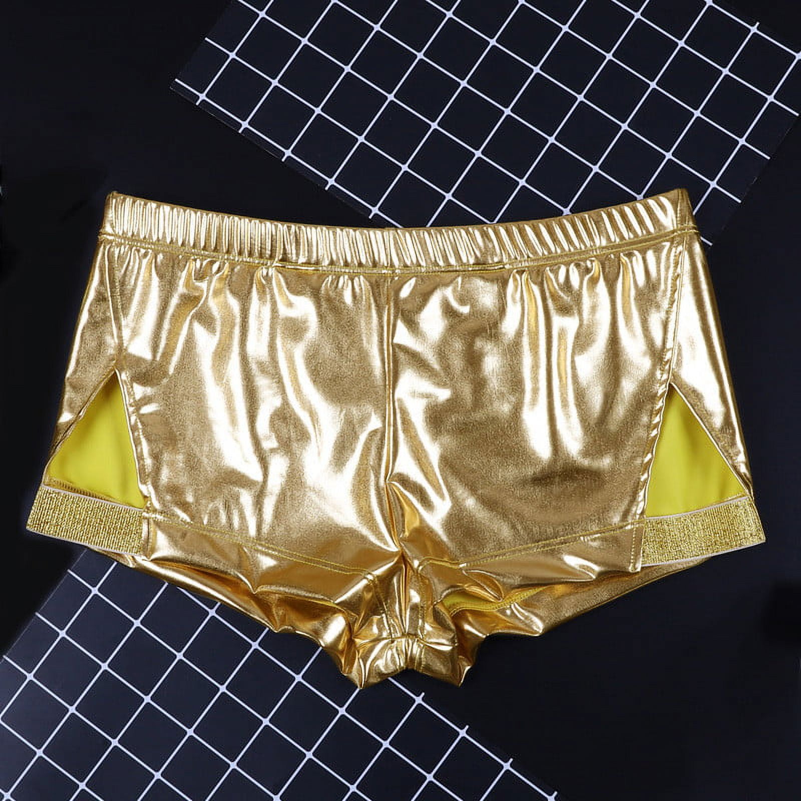 Men’s Underwear Stretch Cotton Trunk with Built-In Pouch Support and ...