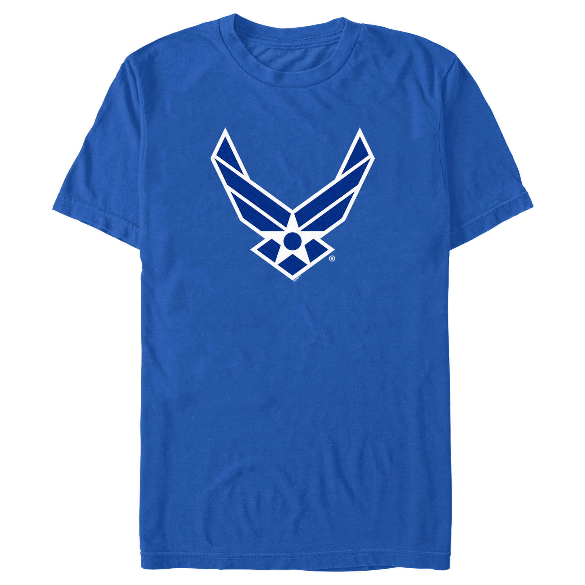 Men's United States Air Force Wings Logo Graphic Tee Royal Blue X Large ...