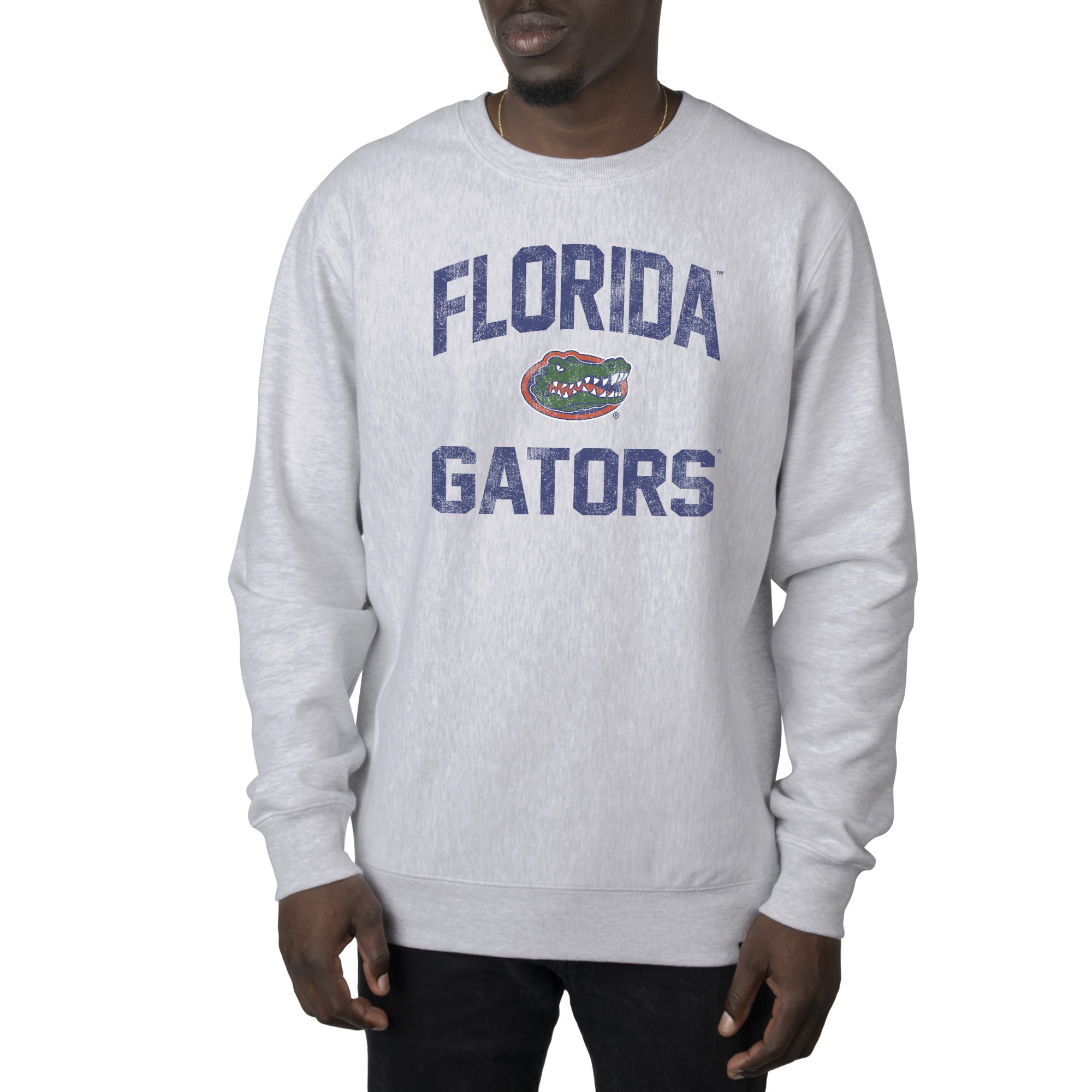 Men's Uscape Apparel Heather Gray Florida Gators Premium Heavyweight ...