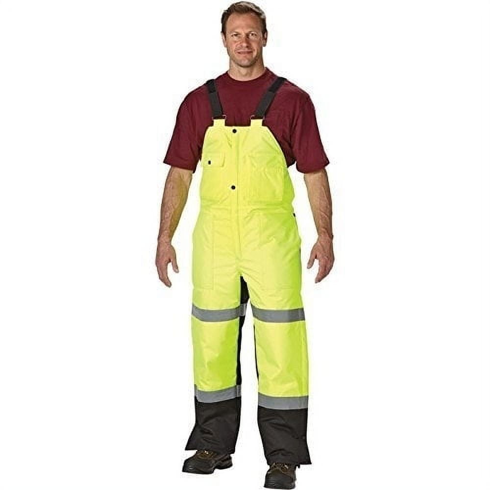 Utility Pro Wear Men's High Visibility Insulated Bib Overalls ...