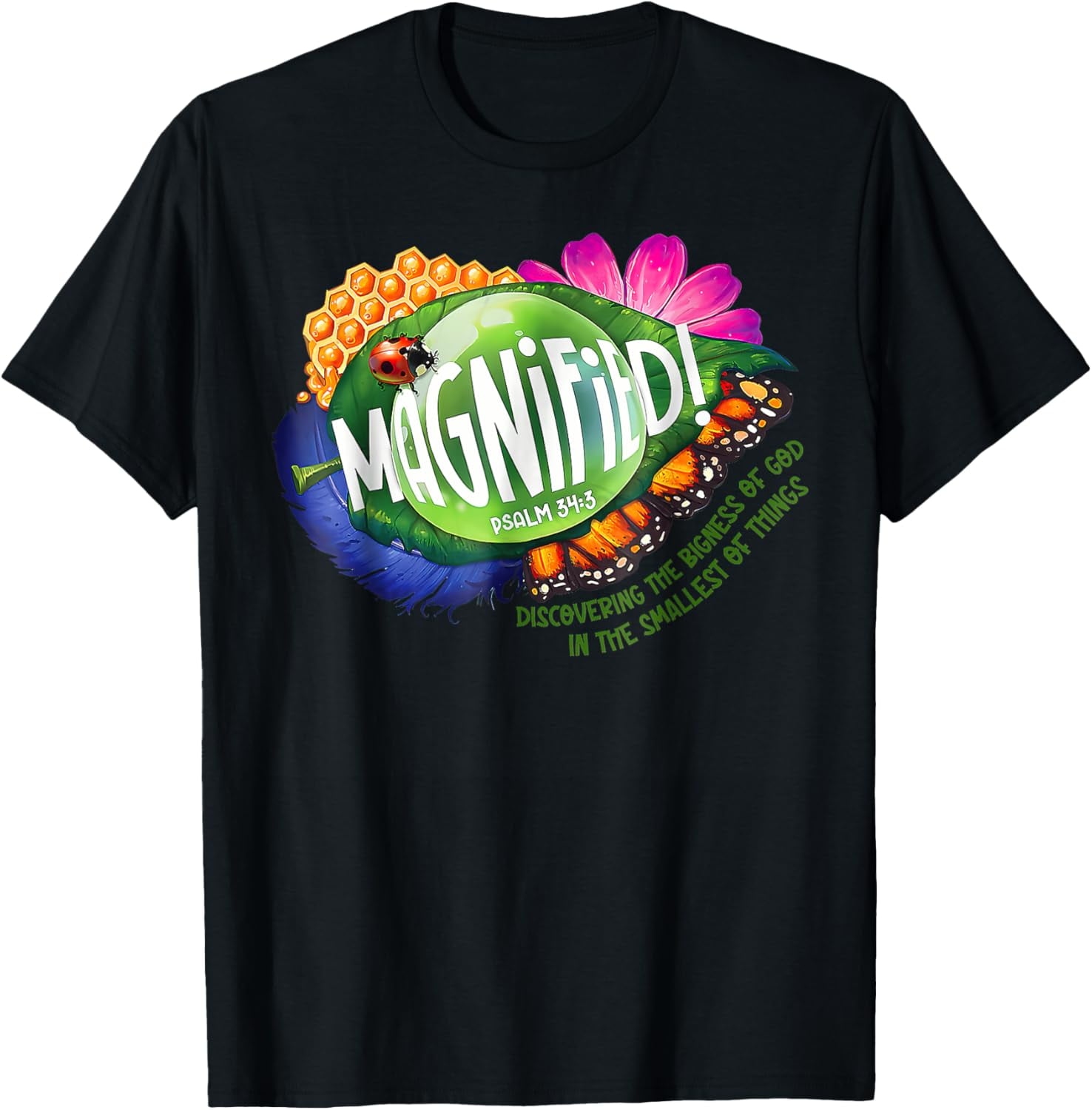 Men's VBS 2025 Magnified Smallest Shirts Insects Adventure VBS T-Shirt ...