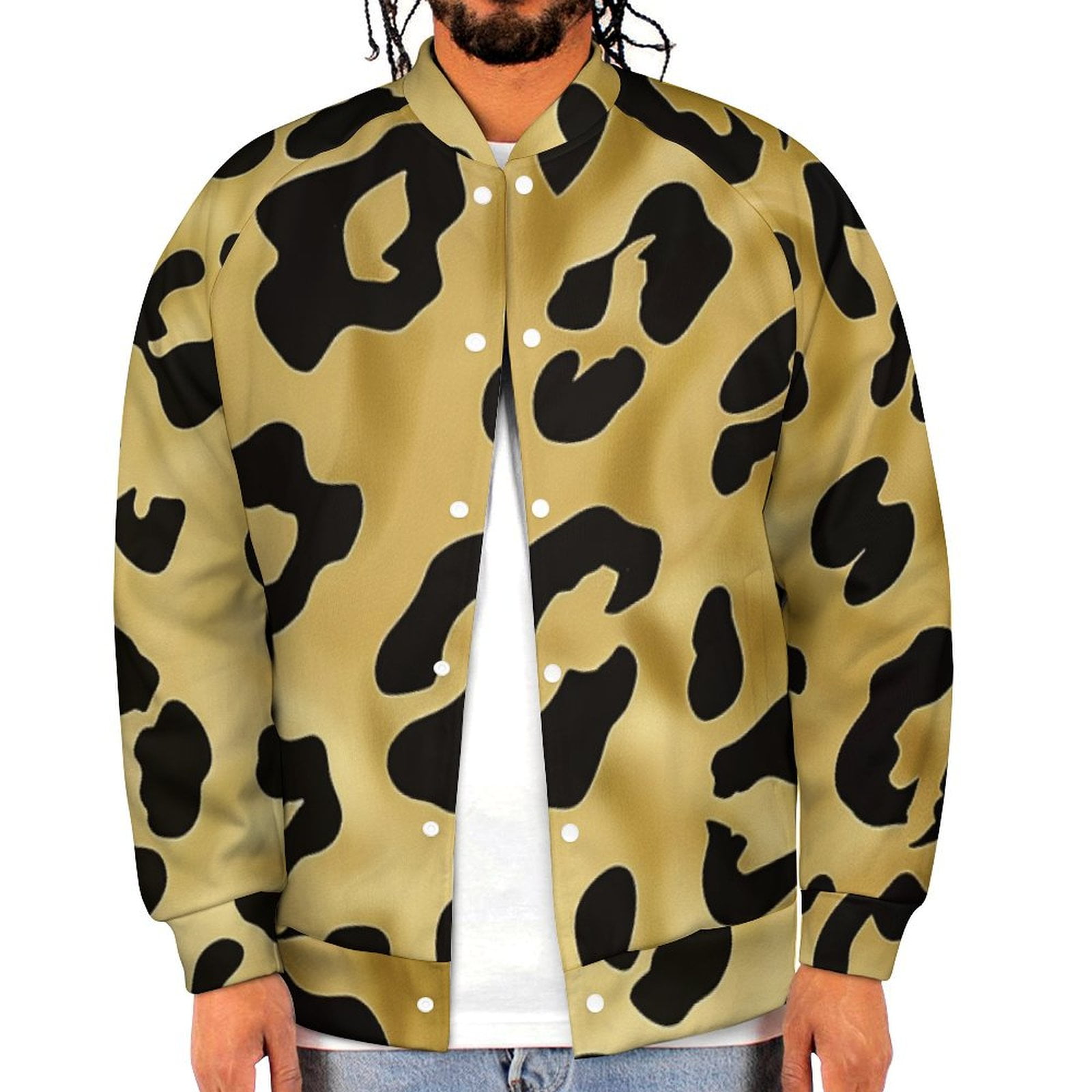 Men's Varsity Jacket Racer Jacket Oversized Baseball Bomber Jackets ...