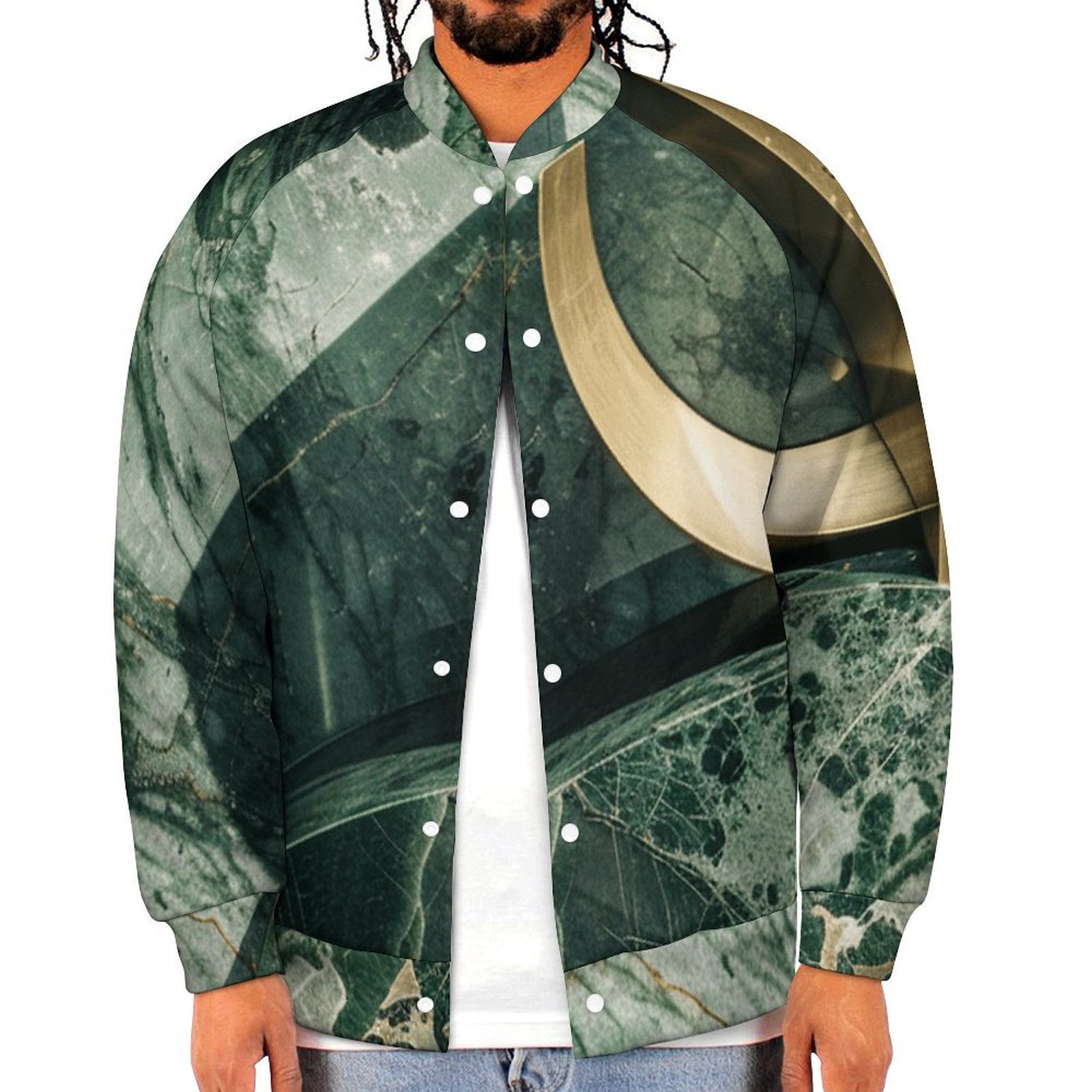 Men's Varsity Jacket Racer Jacket Oversized Baseball Bomber Jackets ...