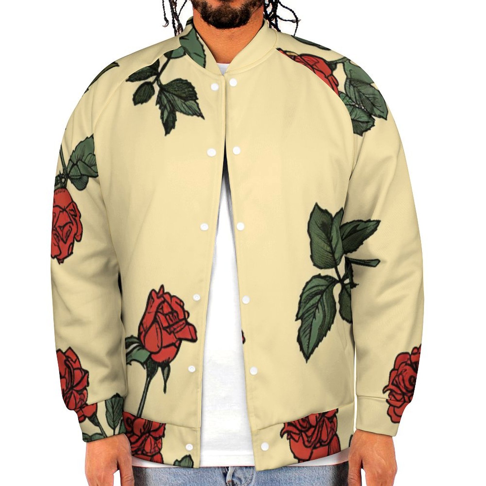 Men's Varsity Jacket Racer Jacket Oversized Baseball Bomber Jackets ...