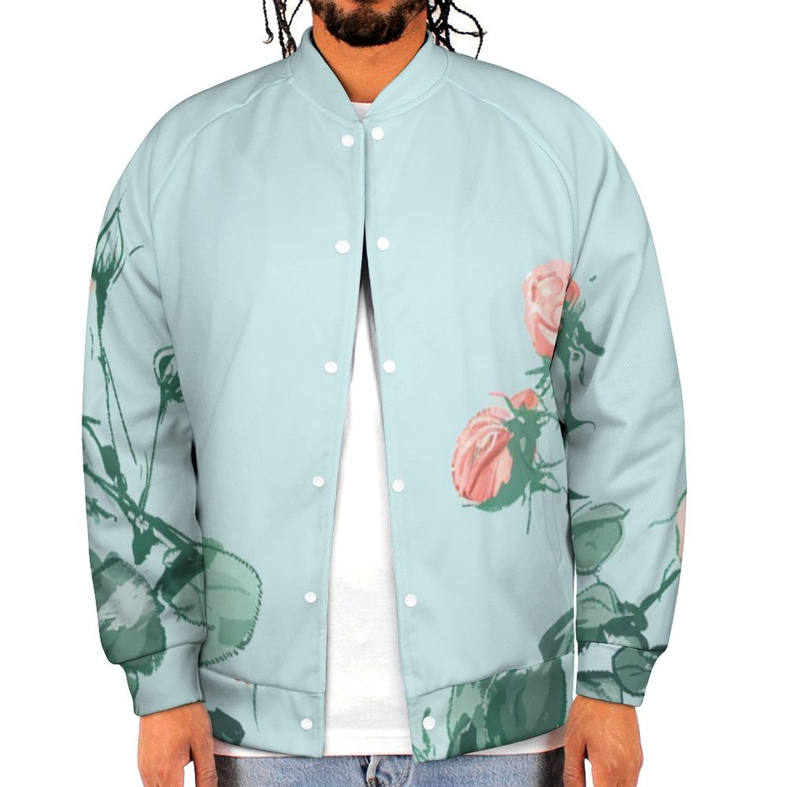 Men's Varsity Jacket Racer Jacket Oversized Baseball Bomber Jackets ...
