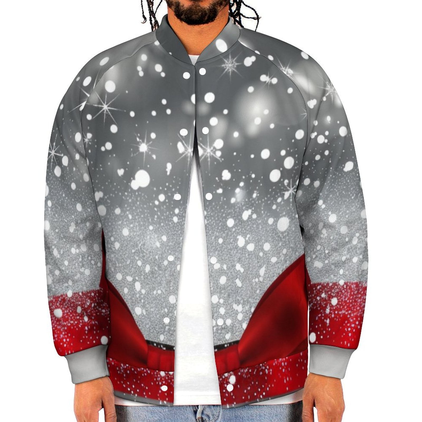 Men's Varsity Jacket Racer Jacket Oversized Baseball Bomber Jackets ...