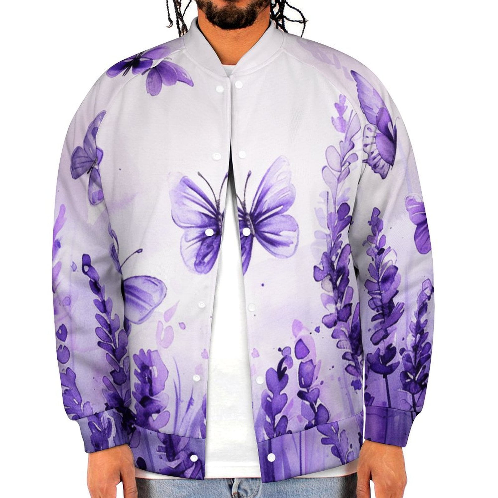 Men's Varsity Jacket Racer Jacket Oversized Baseball Bomber Jackets ...