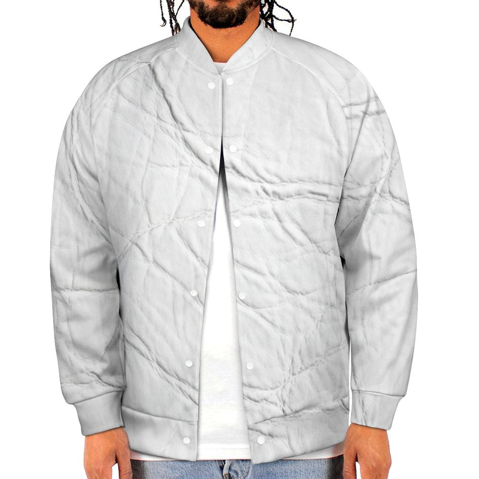 Men's Varsity Jacket Racer Jacket Oversized Baseball Bomber Jackets ...