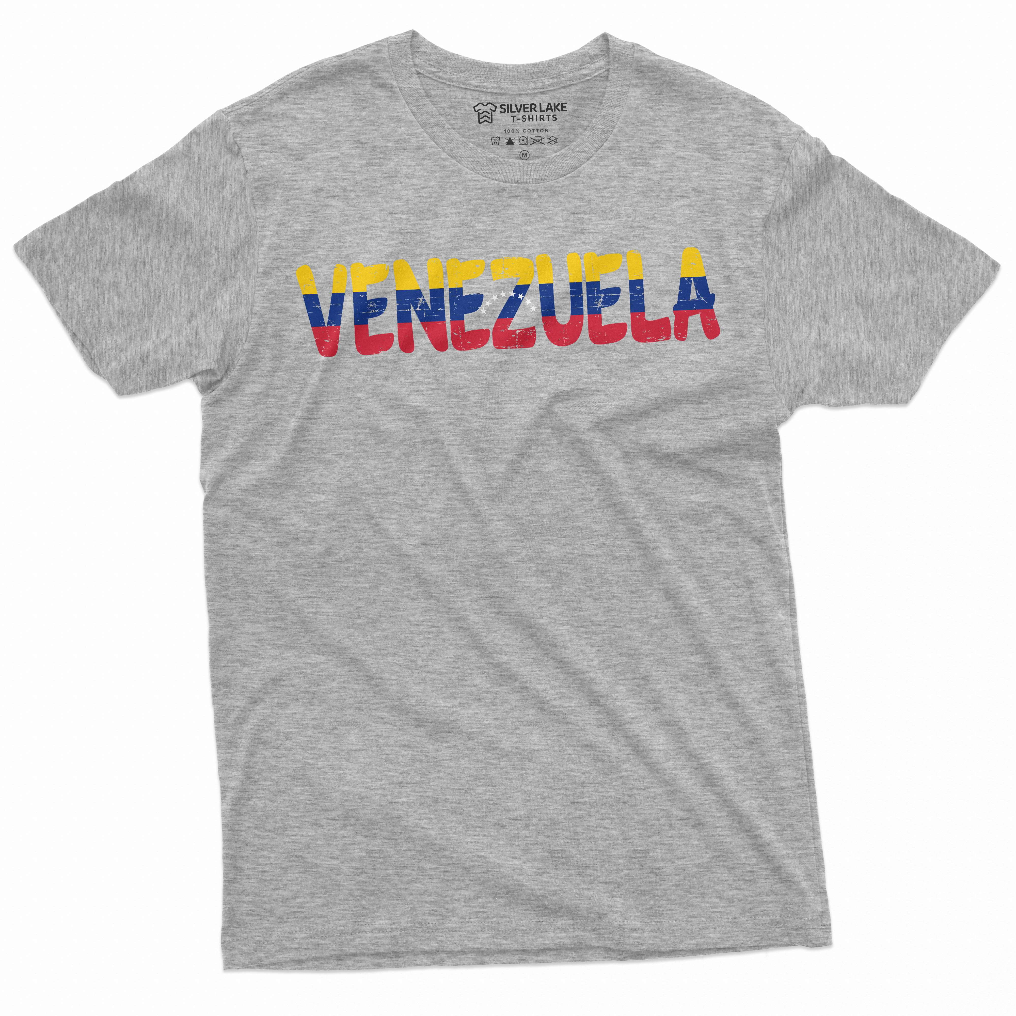 Men's Venezuela T-shirt Venezuela flag coat of arms country Patriotic ...