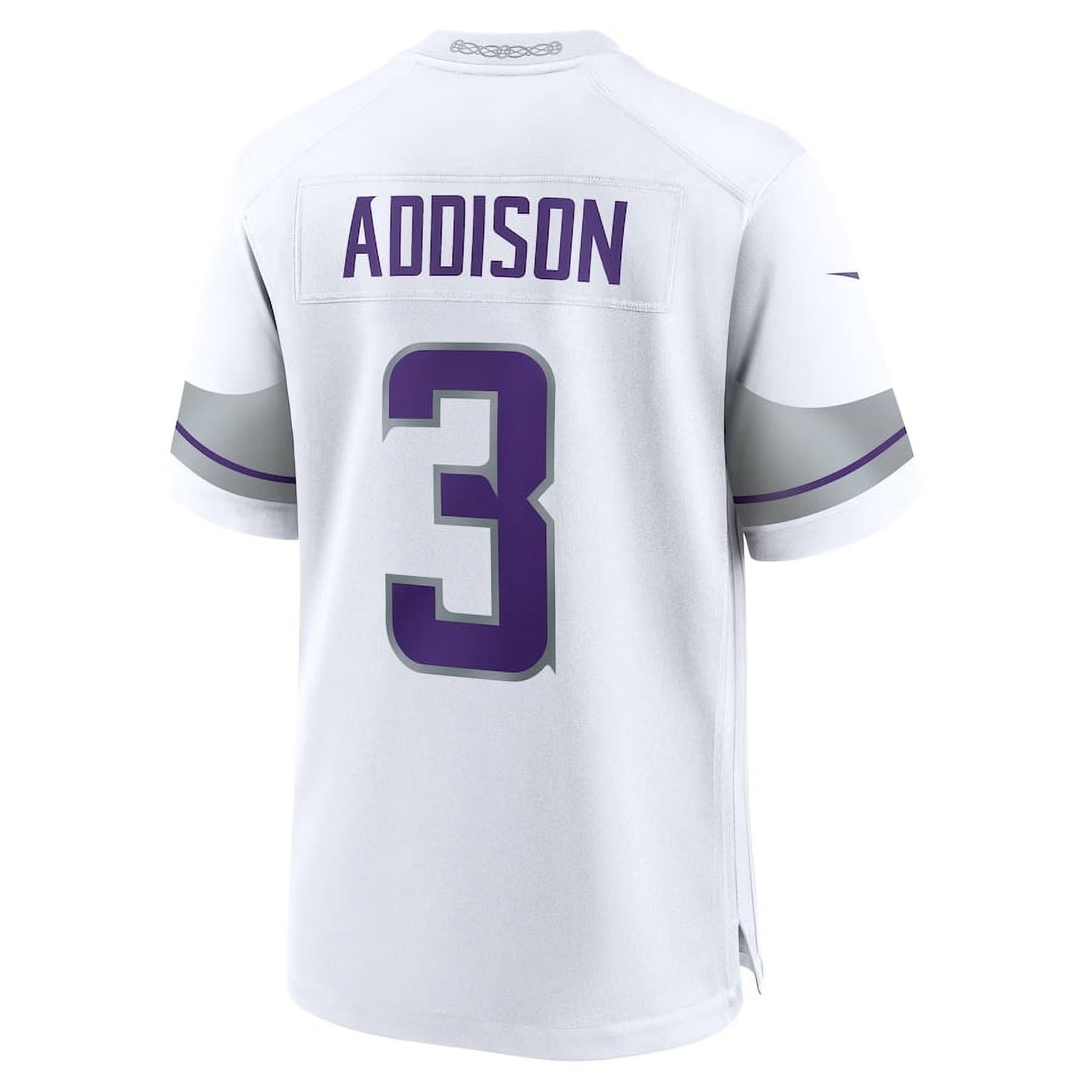 Men's Vikings Football Short Sleeves Jordan Addison Fan Sport Shirts ...