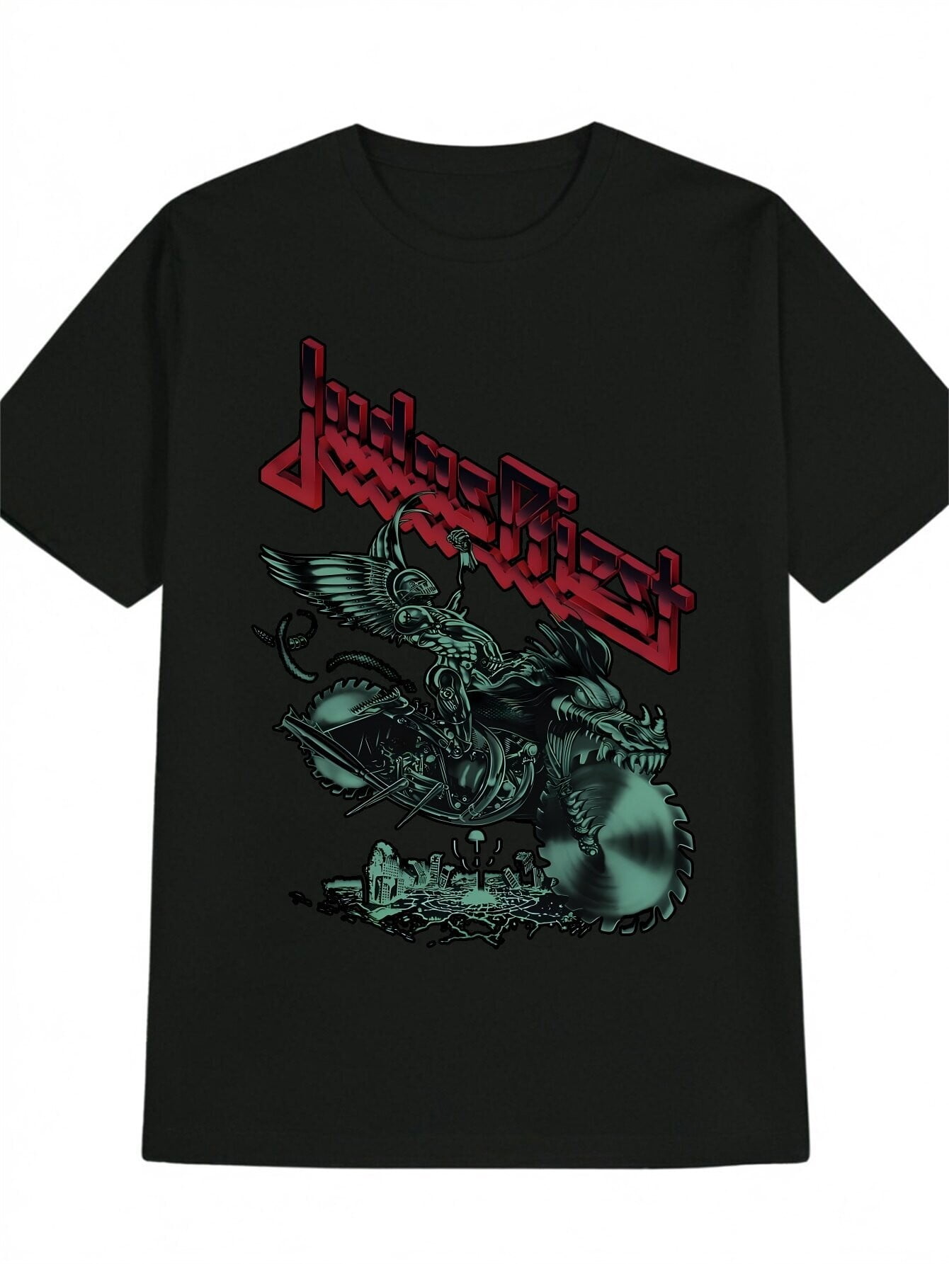 Men's Vintage-Inspired Graphic T-Shirt - Inappropriate Horror Dark ...