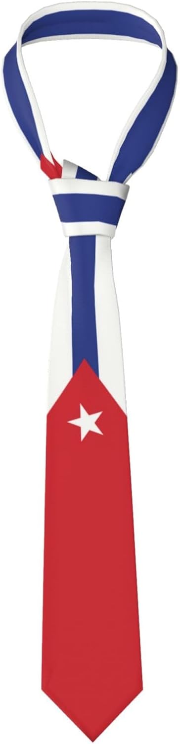 Men's Vintage Mexican Flag Neck Tie Formal Classic Tie Vintage Cuba ...