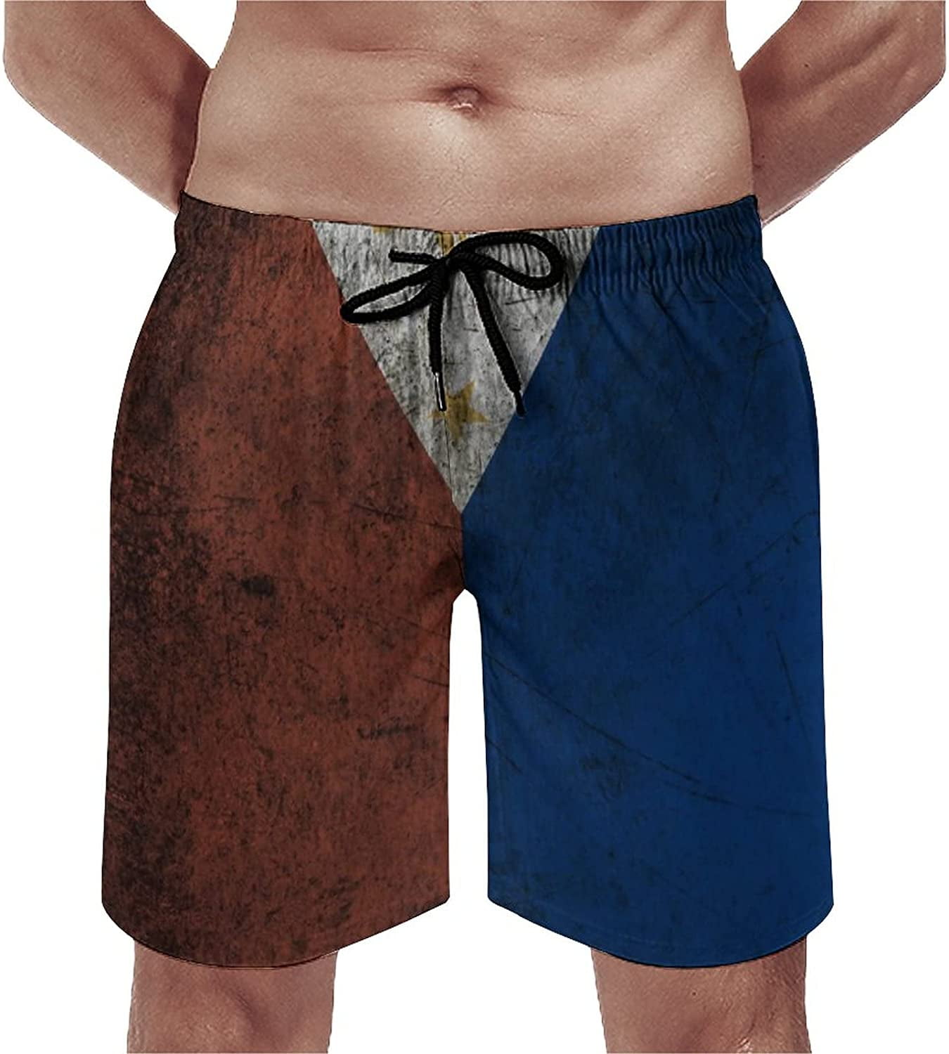 Men's Vintage-Philippine-Flag Swim Trunks Quick Dry Bathing Suit Casual ...