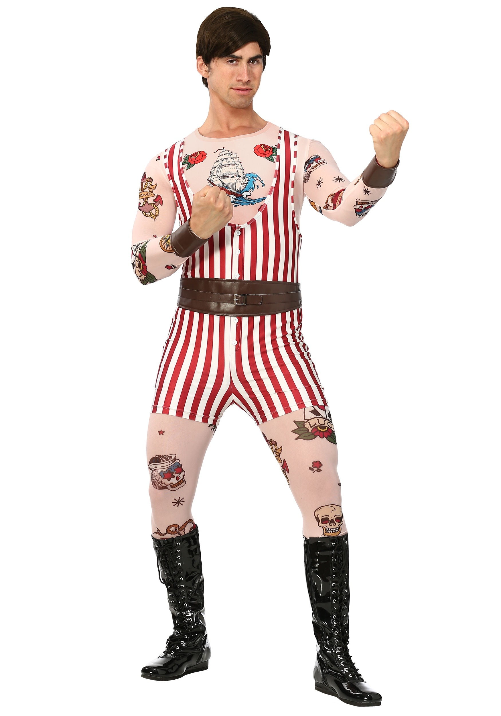 Men's Vintage Strongman Costume - Walmart.com