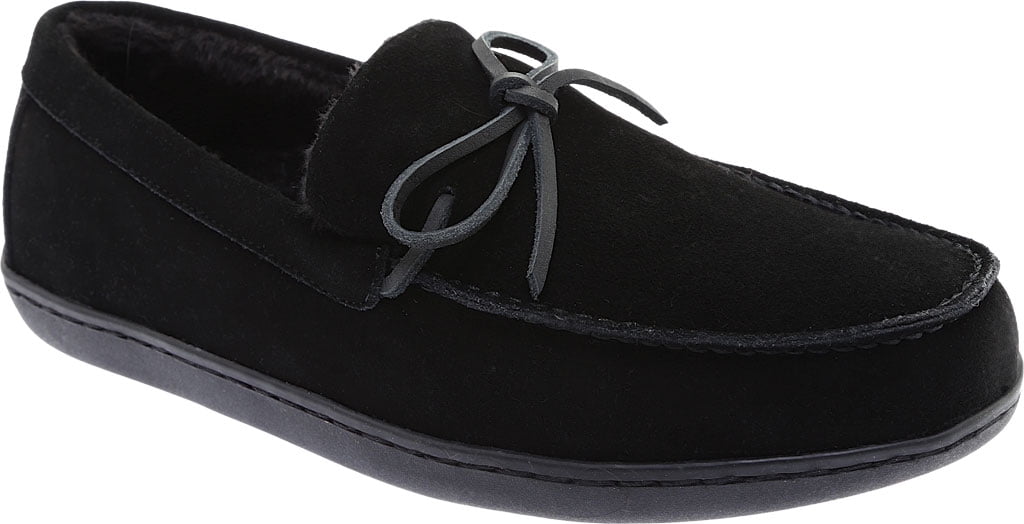 Men's Vionic Adler Slipper Black Suede 9 M - Walmart.com