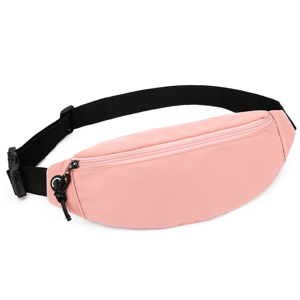 Men's Waist Bag Waist Bag with Headphone Jack and Zip Pocket Adjustable ...