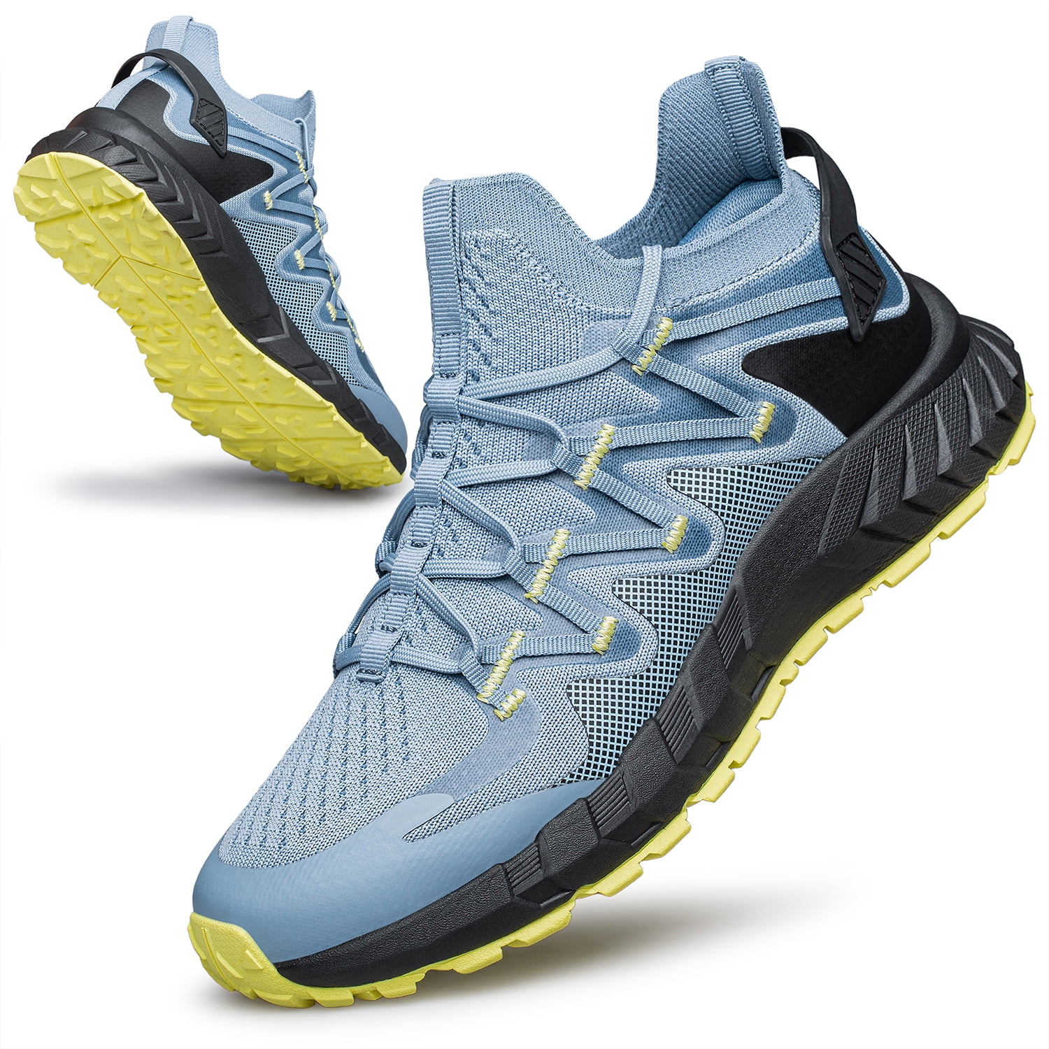Men's Walking Shoes Hands Free Slip On Sneaker Strap Running Tennis ...