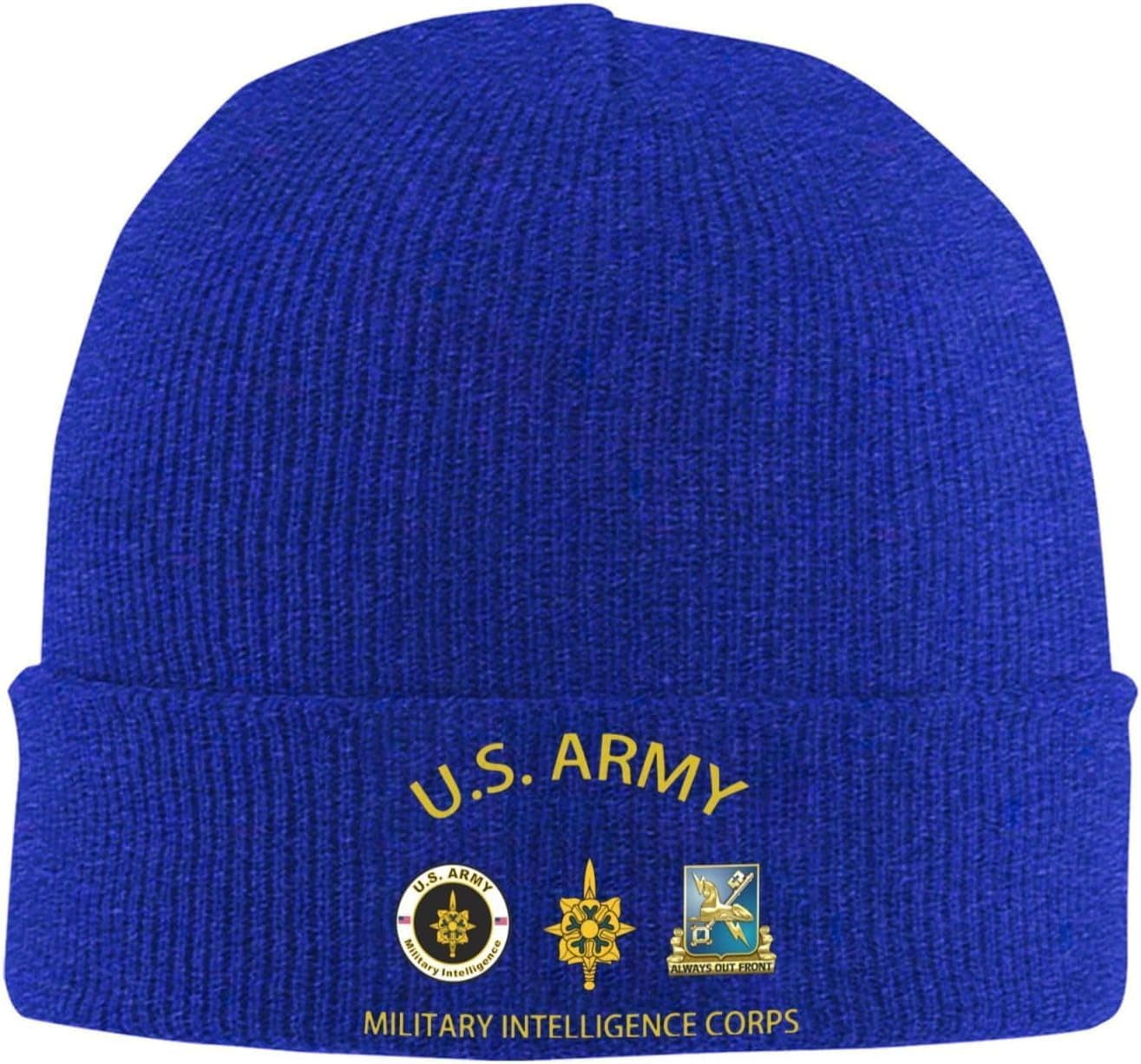 Men's Warm Winter Hats Us Army Military Intelligence Corps Veteran ...