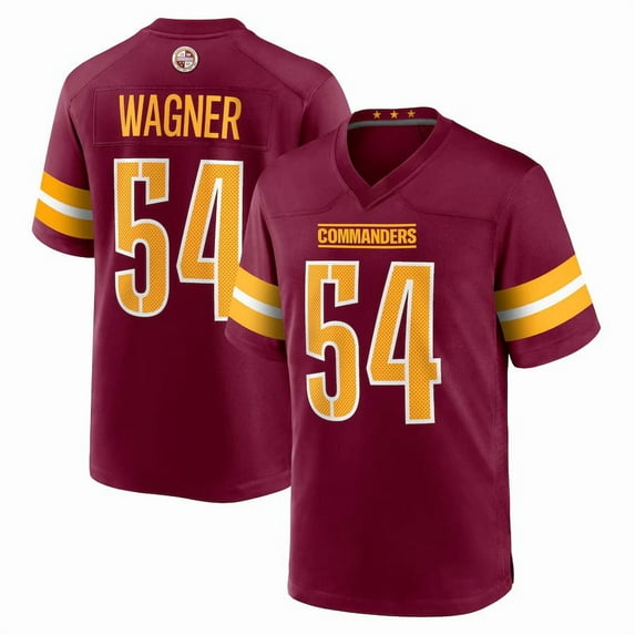 Men's Washington Wagner 54 Red Sports Player Game Stitched Name Number ...