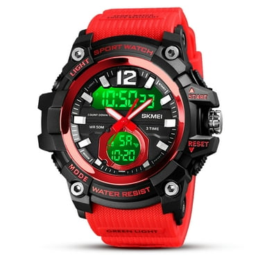 Men's Watch, TSV Sports Digital Watch, Waterproof Alarm Stopwatch with ...