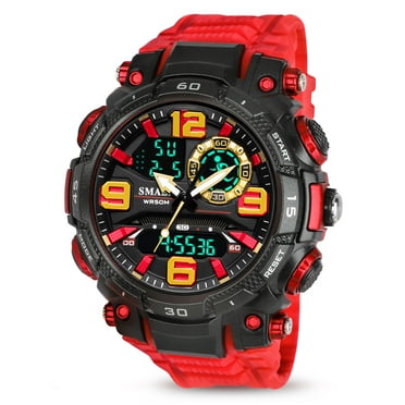 Men's Watch, TSV Sports Digital Watch, Waterproof Alarm Stopwatch with ...