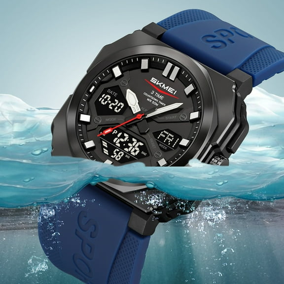 Men's Watch Waterproof Digital Sport Watch Military Digital Watches for ...