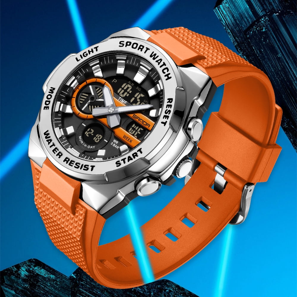 Men's Watch Waterproof Digital Sport Watch Military Digital Watches for ...