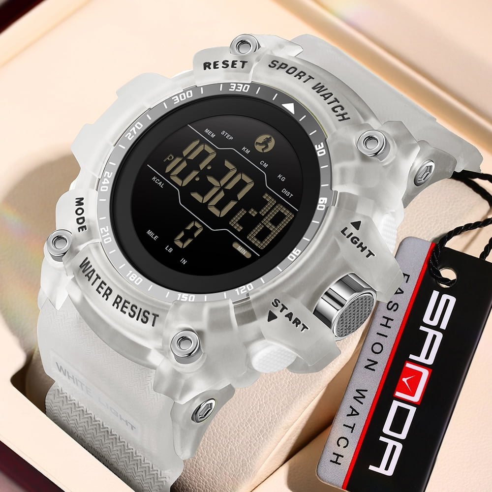 Men's Watch Waterproof Digital Sport Watch Military Digital Watches for ...