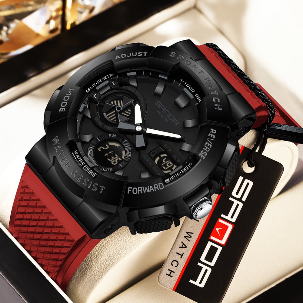 Men's Watch Waterproof Digital Sport Watch Military Digital Watches for ...