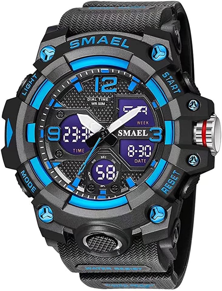 Men's Digital Watch, Blue - F200W-2B - Walmart.com