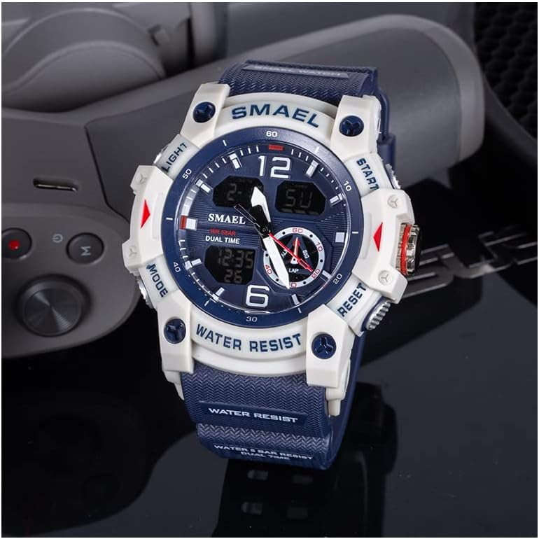 Men's Watches Outdoor Sports Waterproof Military Watch Large Face ...
