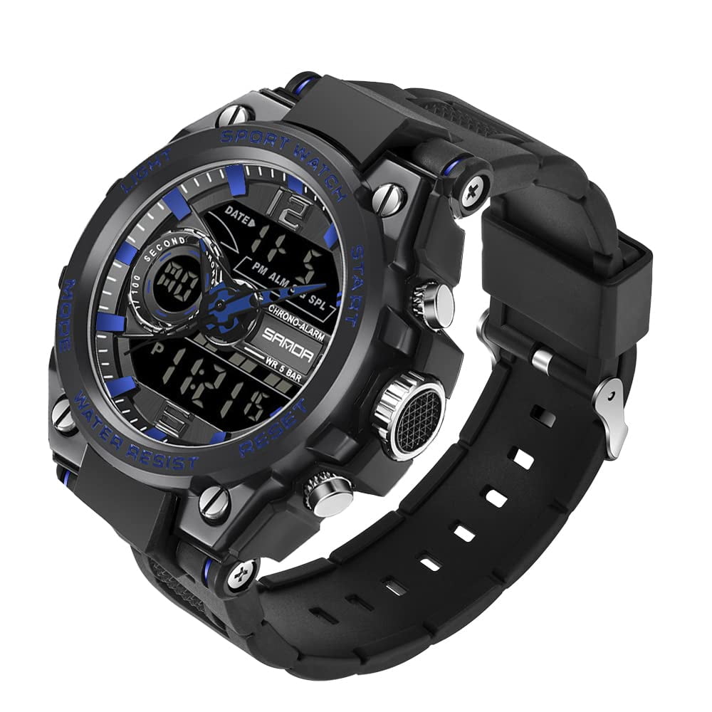 Men's Watches Sports Outdoor Waterproof Military Watch Date Multi ...