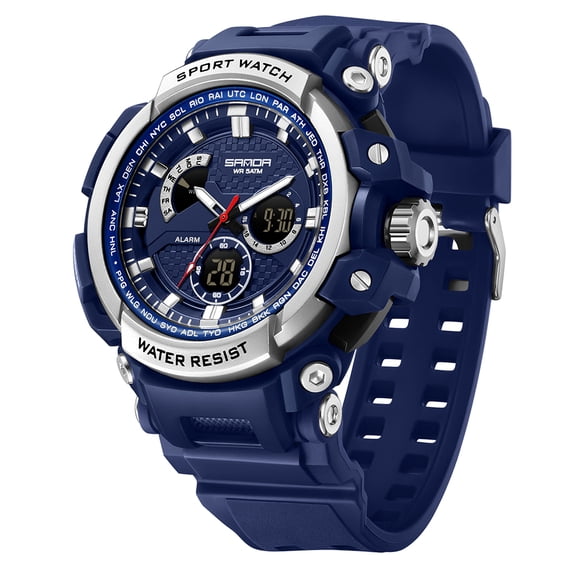 Men's Watches Sports Outdoor Waterproof Military Watch Date Multi ...
