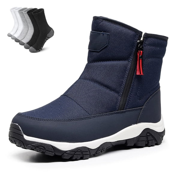 Men's Waterproof Orthotic Winter Work Boots, Extreme Cold Protection ...