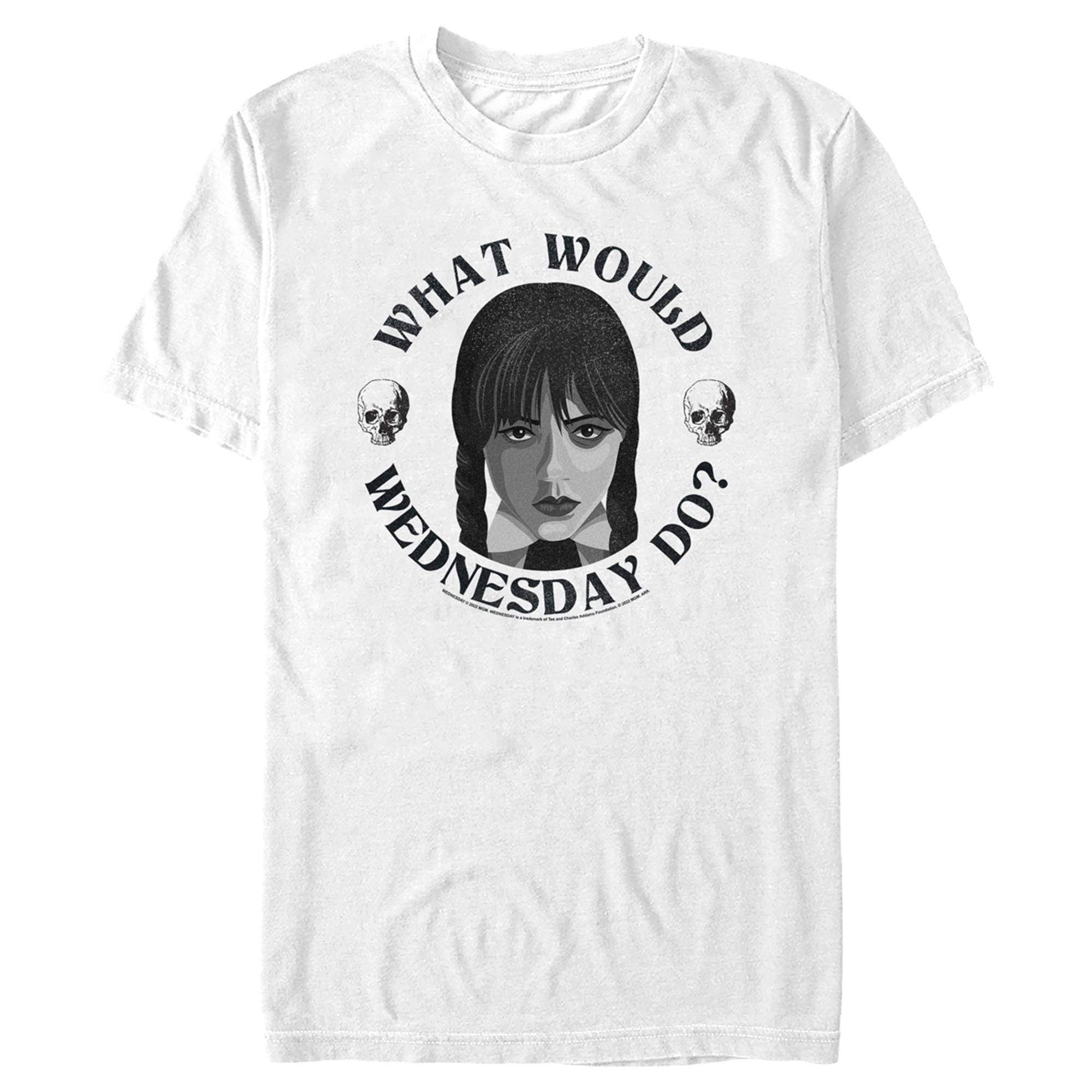 Men's Wednesday What Would Wednesday Do? Graphic Tee White Medium ...
