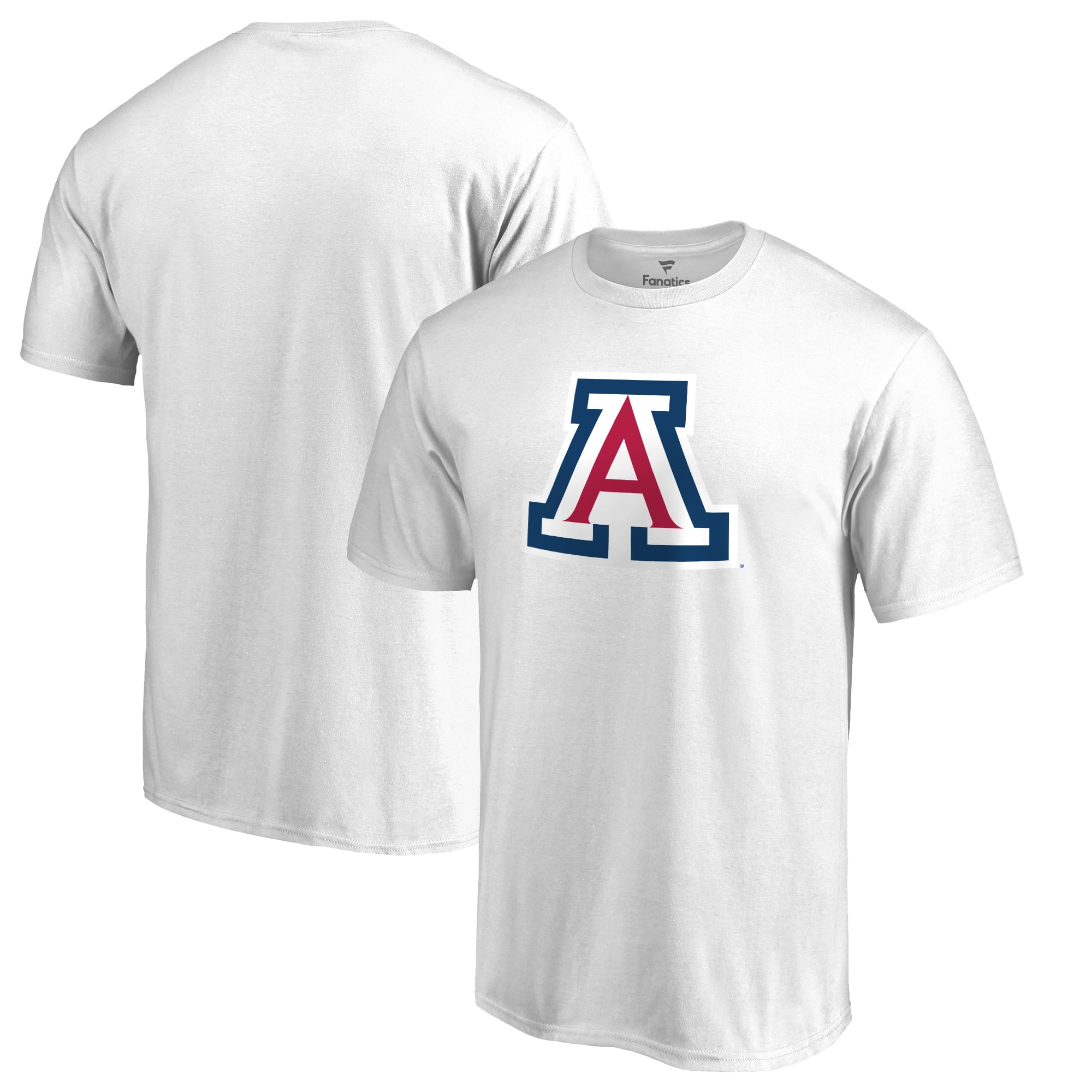 Men's White Arizona Wildcats Primary Team Logo T-Shirt - Walmart.com