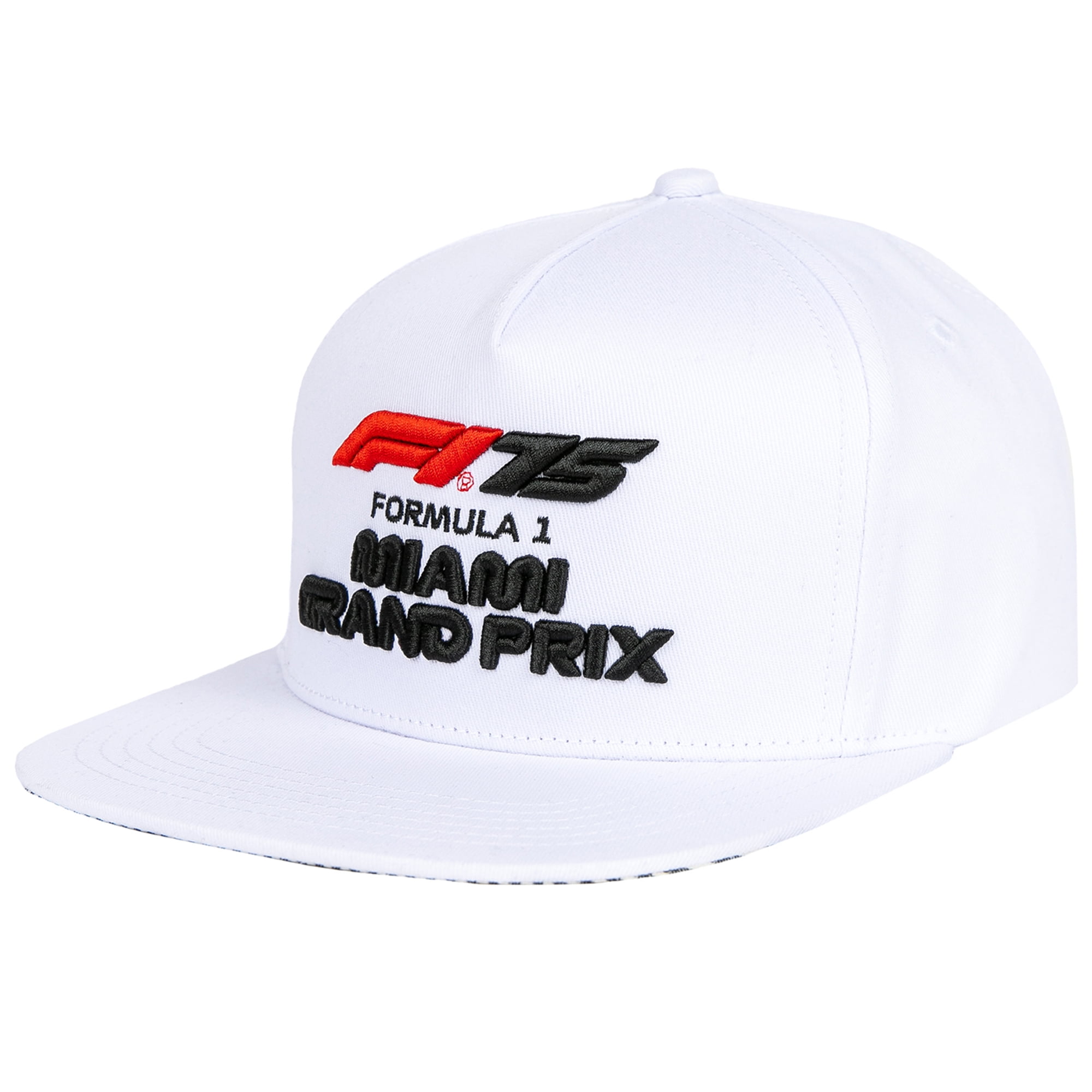 Men's White F1 2025 Miami Grand Prix Classic Snapback Hat - Walmart.com