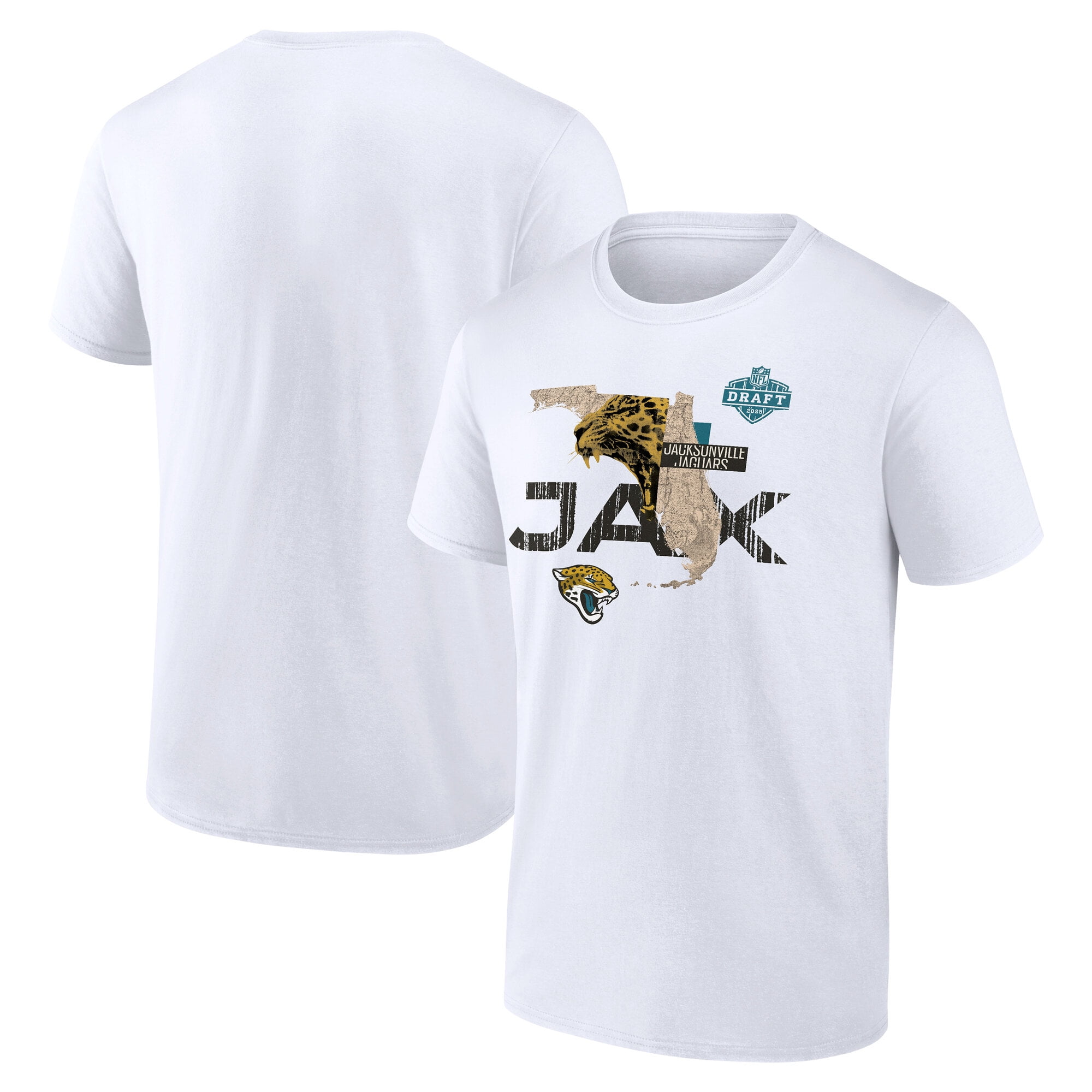 Men's White Jacksonville Jaguars 2025 NFL Draft T-Shirt - Walmart.com