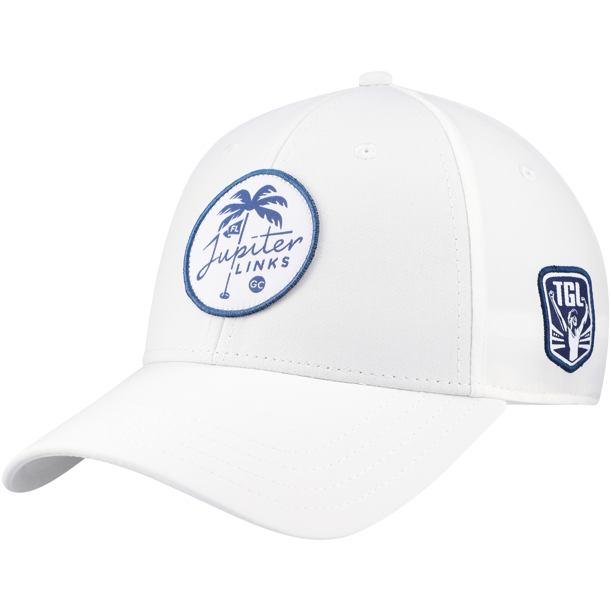 Men's White Jupiter Links Golf Club Core Roundel Adjustable Hat ...