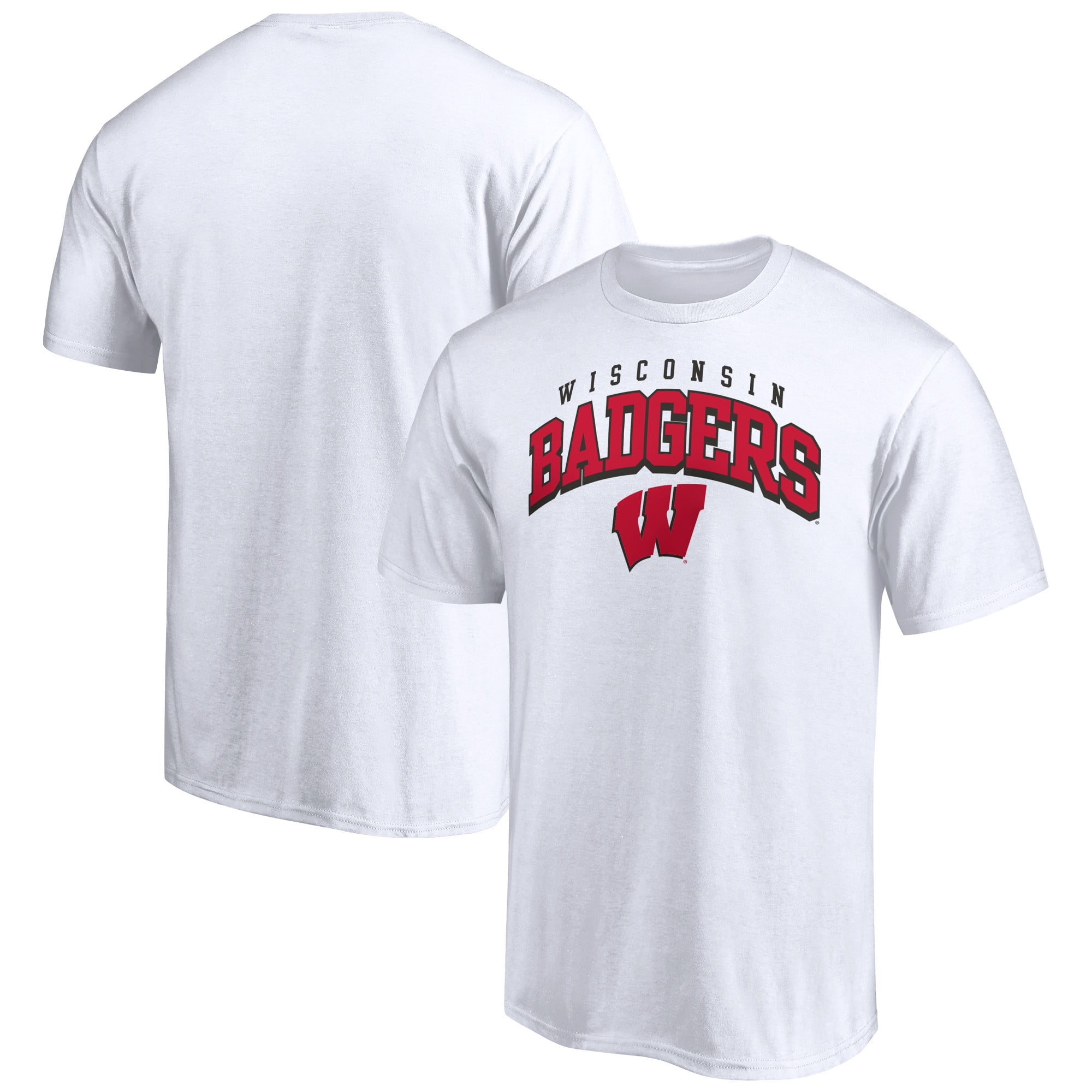 Men's White Wisconsin Badgers Line Corps T-Shirt - Walmart.com