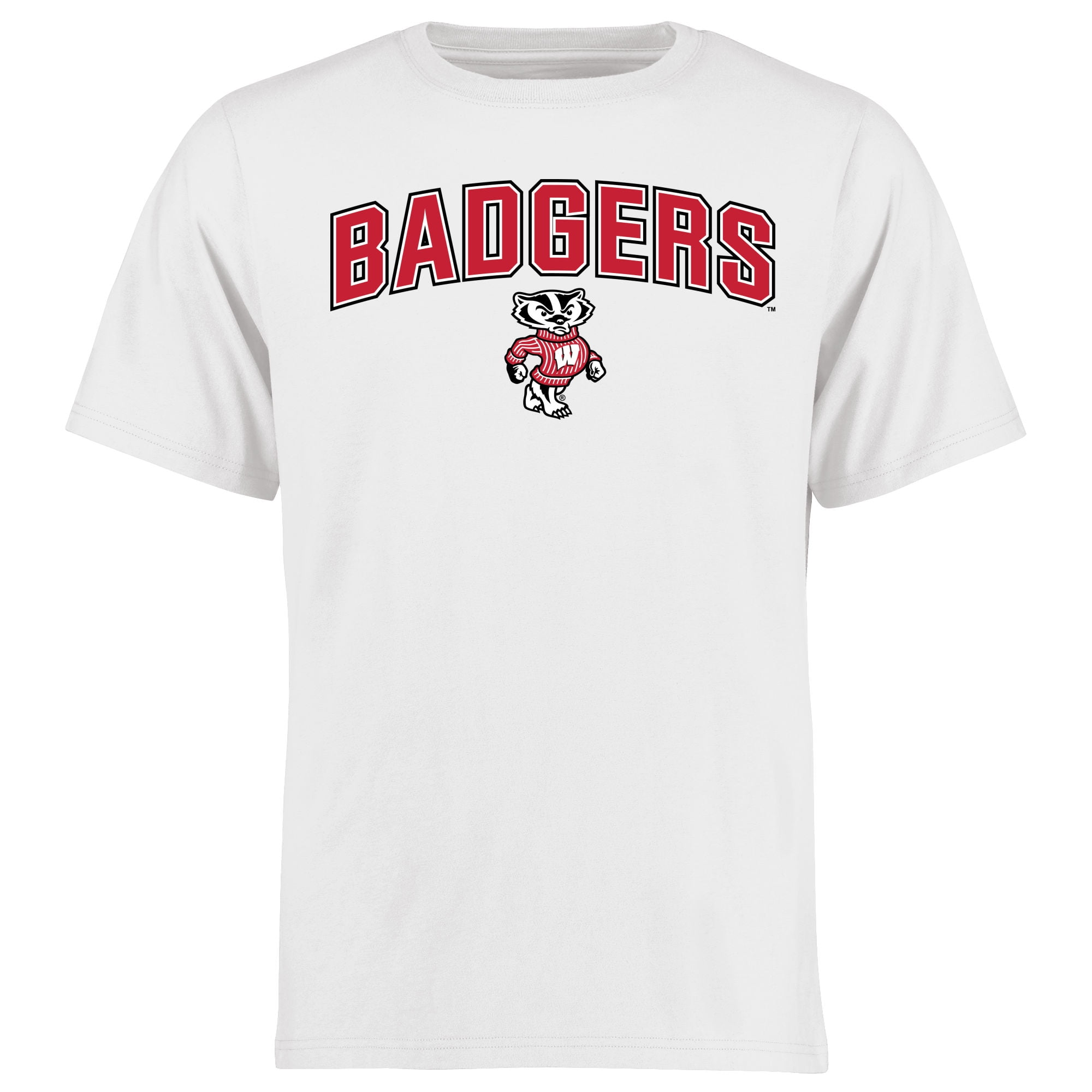 Men's White Wisconsin Badgers Proud Mascot T-Shirt - Walmart.com