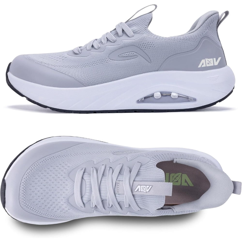Men's Wide Toe Arch Support Walking Shoes, Wide Top Upright Sports ...