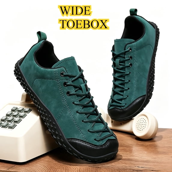 Men's Wide Toe Box Barefoot Hiking Shoes Lightweight Non Slip Outdoor ...
