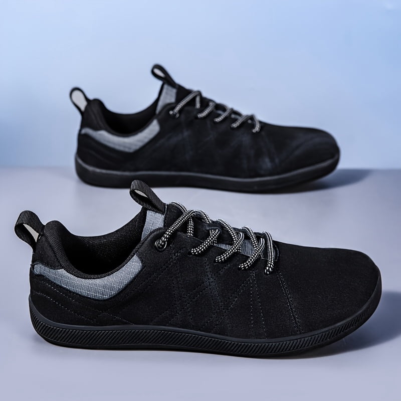 Men's Wide Toe Box Casual Shoes, Wide Fit Comfortable Walking Sneakers ...