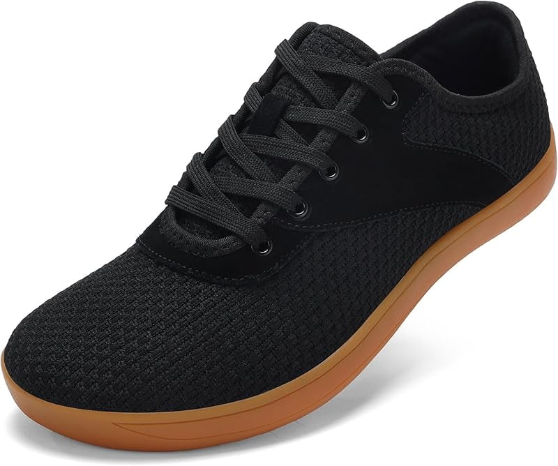 Men's Wide Toe Box Shoes Minimalist Barefoot Walking Shoes Extra Wide ...