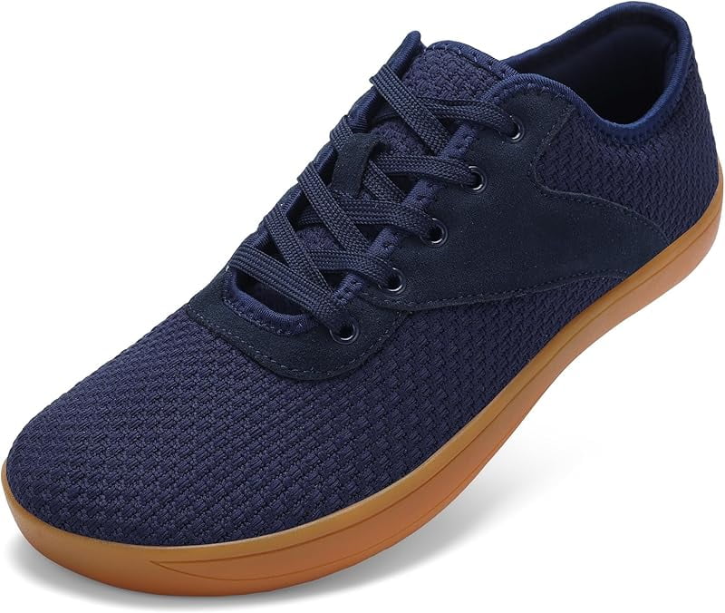 Men's Wide Toe Box Shoes Minimalist Barefoot Walking Shoes Extra Wide ...