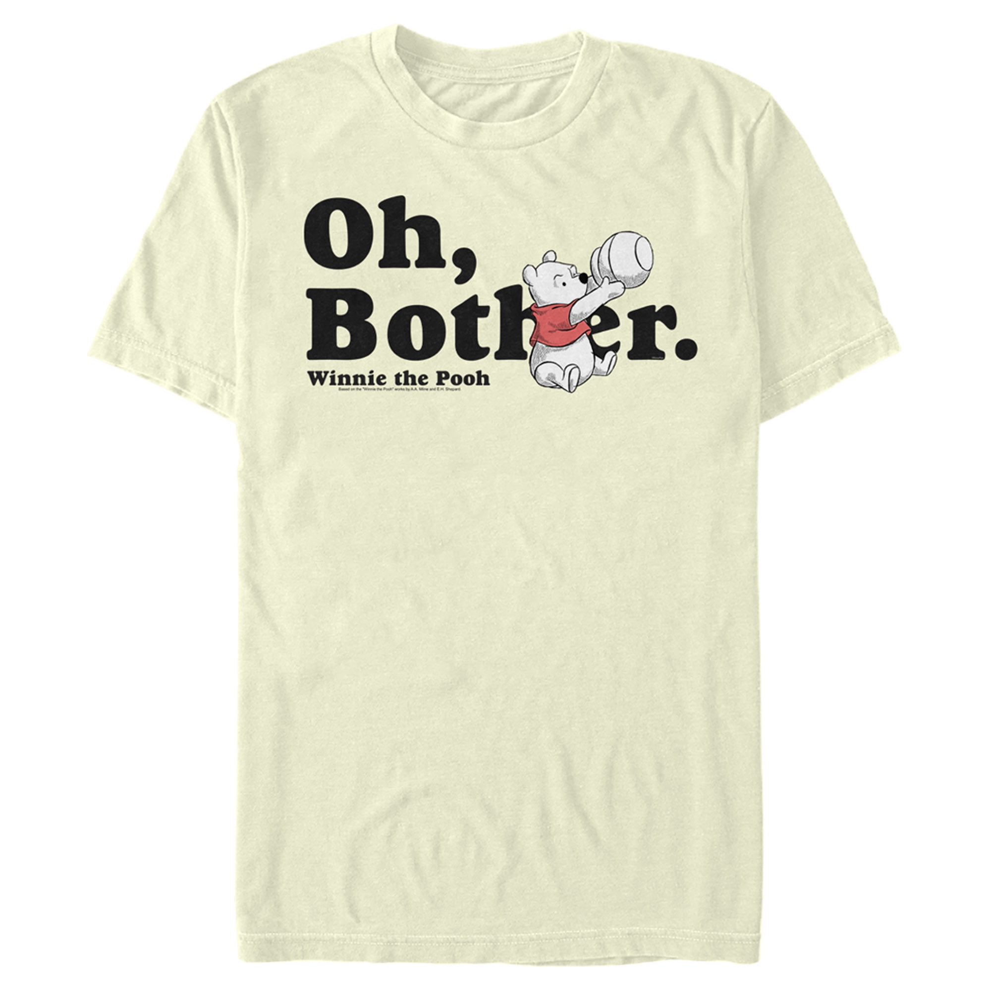 Men's Winnie the Pooh Oh, Bother Graphic Tee Beige X Large - Walmart.com